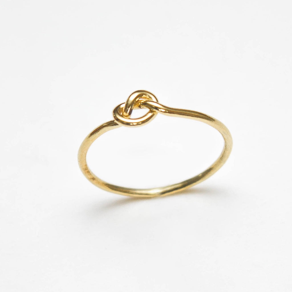 Knot Ring, Solid 14k Gold – Modern Myth